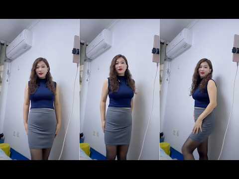 Liveshow  👠 OLD ✨ Asian  beautiful pantyhose high heels nylon try on  heels for girl stockings 👠✨