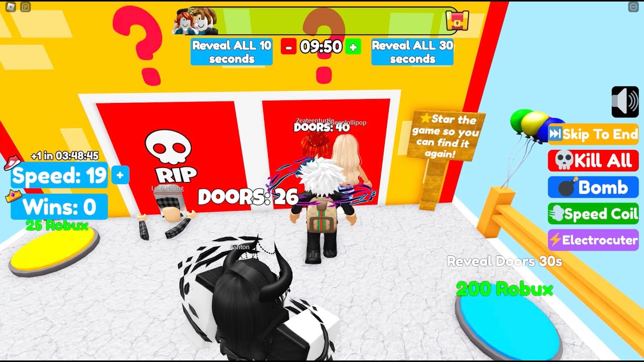 Roblox | 50/50 Pick A Door Obby - YouTube