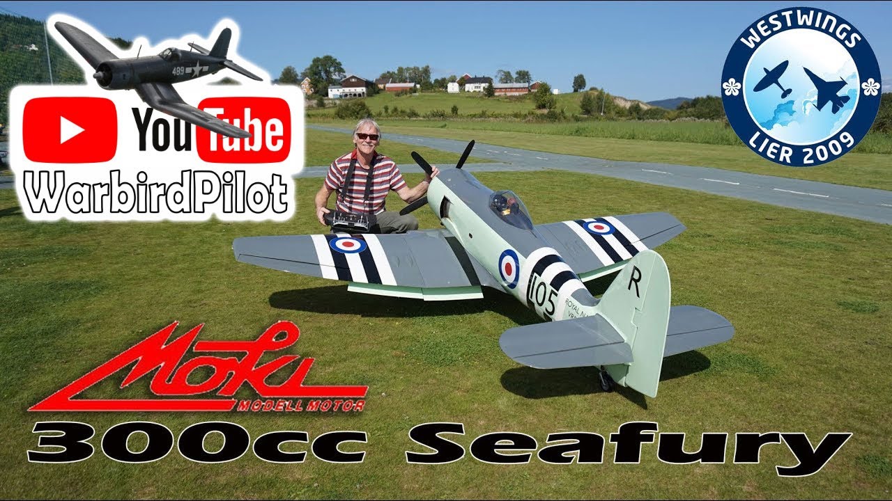 MASSIVE Seafury with 300cc Radial Moki engine - YouTube