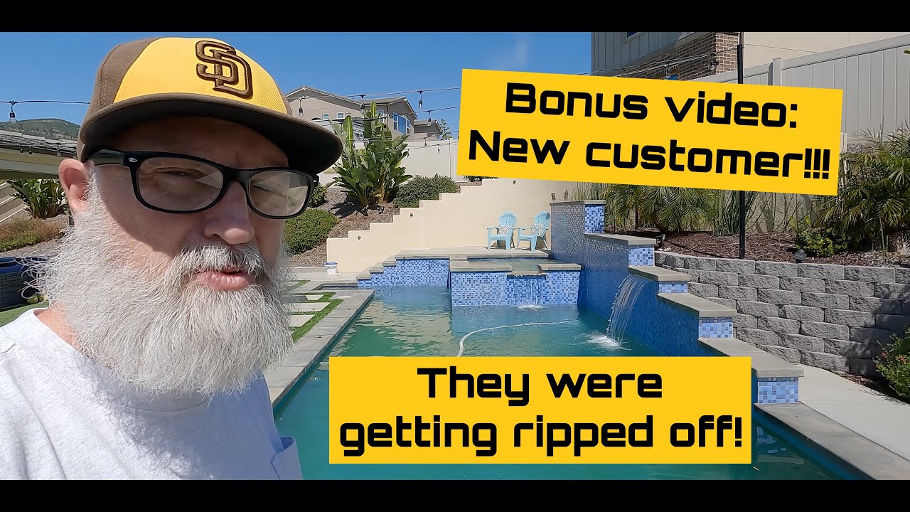 Bonus video: New customer! Green to clear - Angry Poolman #94 - YouTube