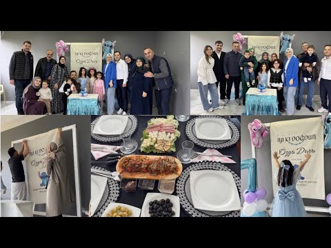 TÜM AİLE KIZIMIN DOĞUM GÜNÜNÜ KUTLADIK | KAHVALTIYA MİSAFİRLERİM VAR | BU TARİFİ MUHAKKAK DENEYİN😍