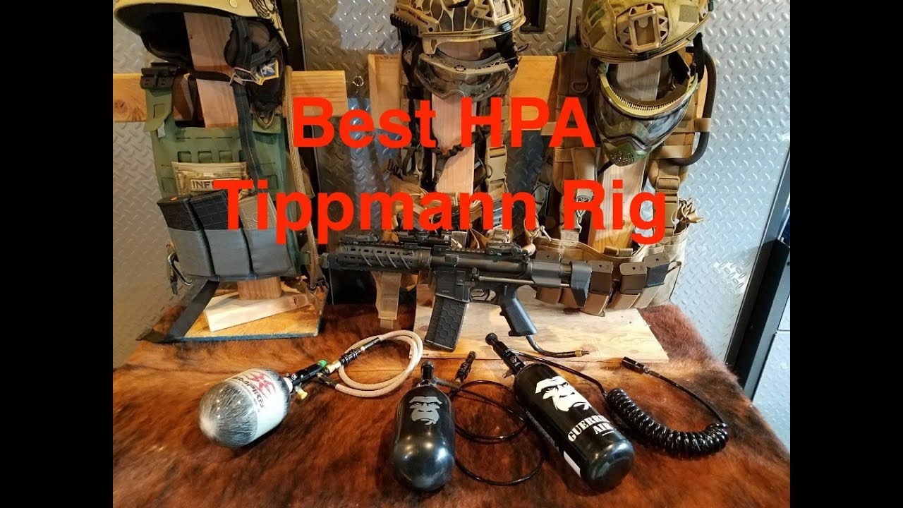 BEST Tippmann M4 -HPA TANK and LINE - YouTube