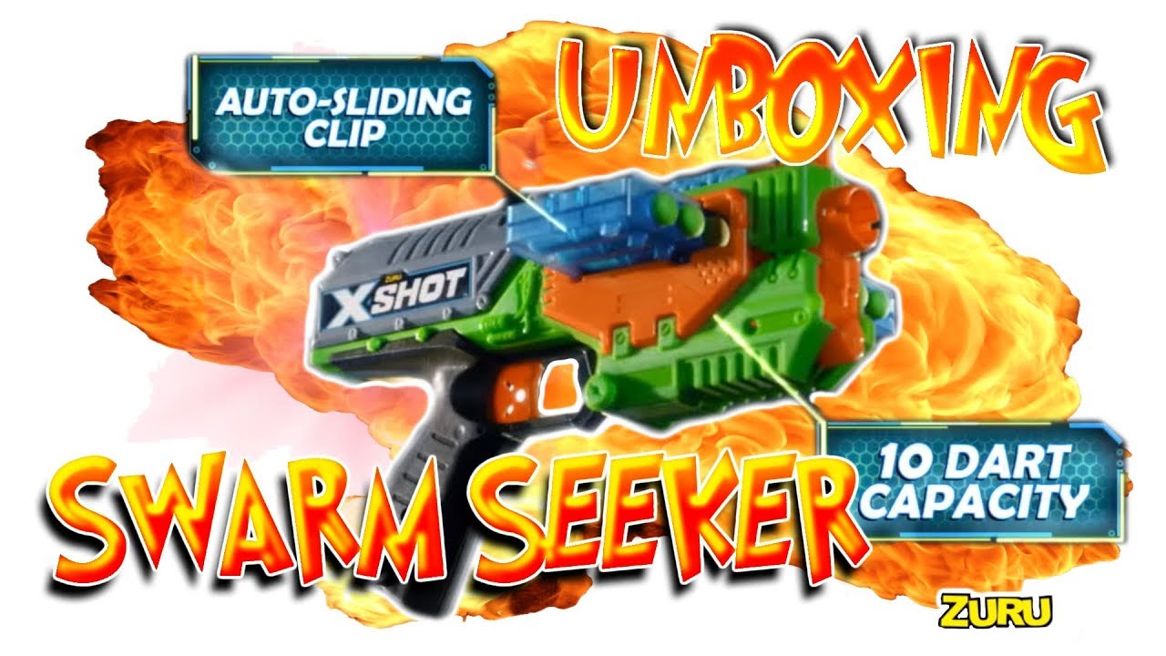 SWARM-SEEKER | ZURU X-SHOT FLYING BUG ATTACK | UNBOXING AND TEST ...