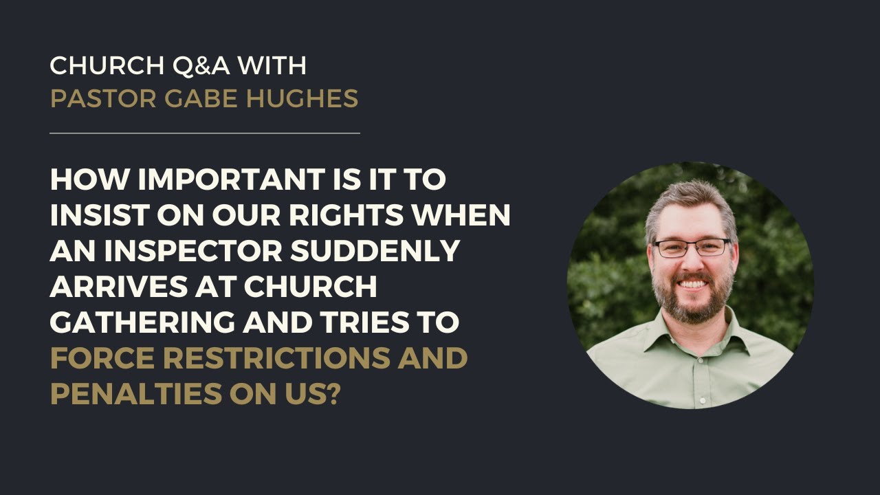 Q&A with Pastor Gabe | Christian Rights and Romans 13:1 - YouTube