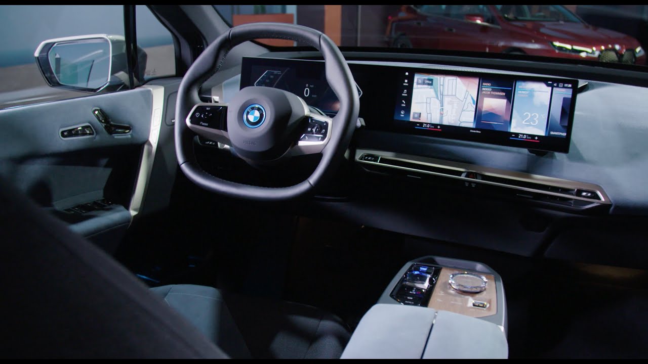 BMW iX -- Interior Design - YouTube