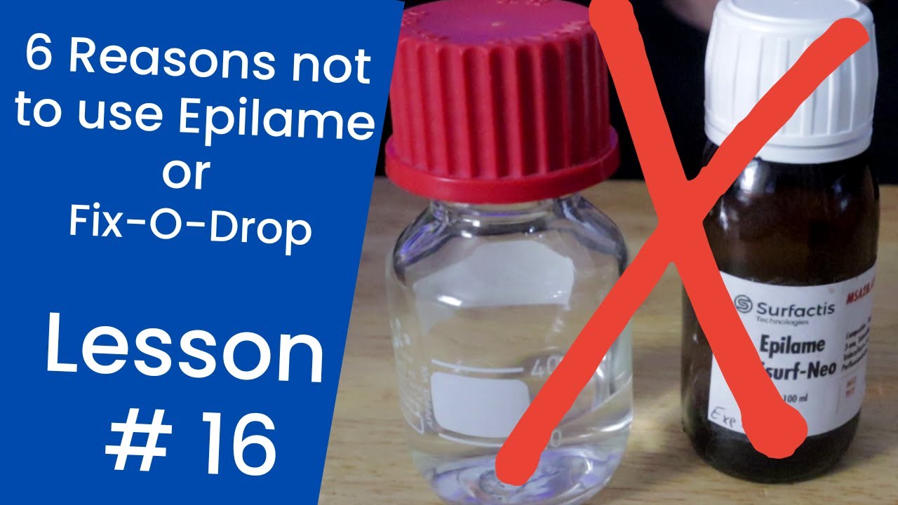 Do THIS Before Using Epilame/Fix-O-Drop - YouTube