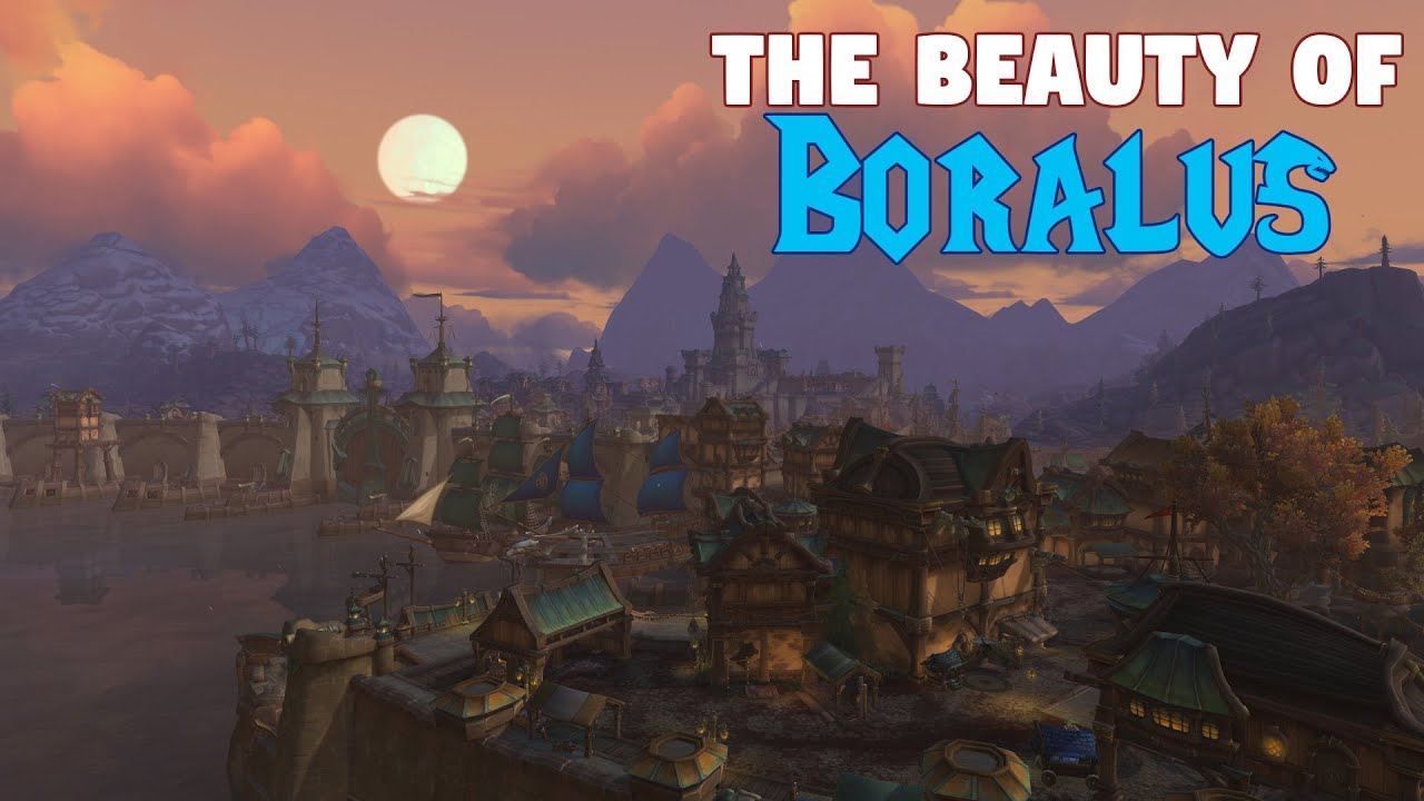 The Beauty of Boralus | Scenery of Warcraft - YouTube