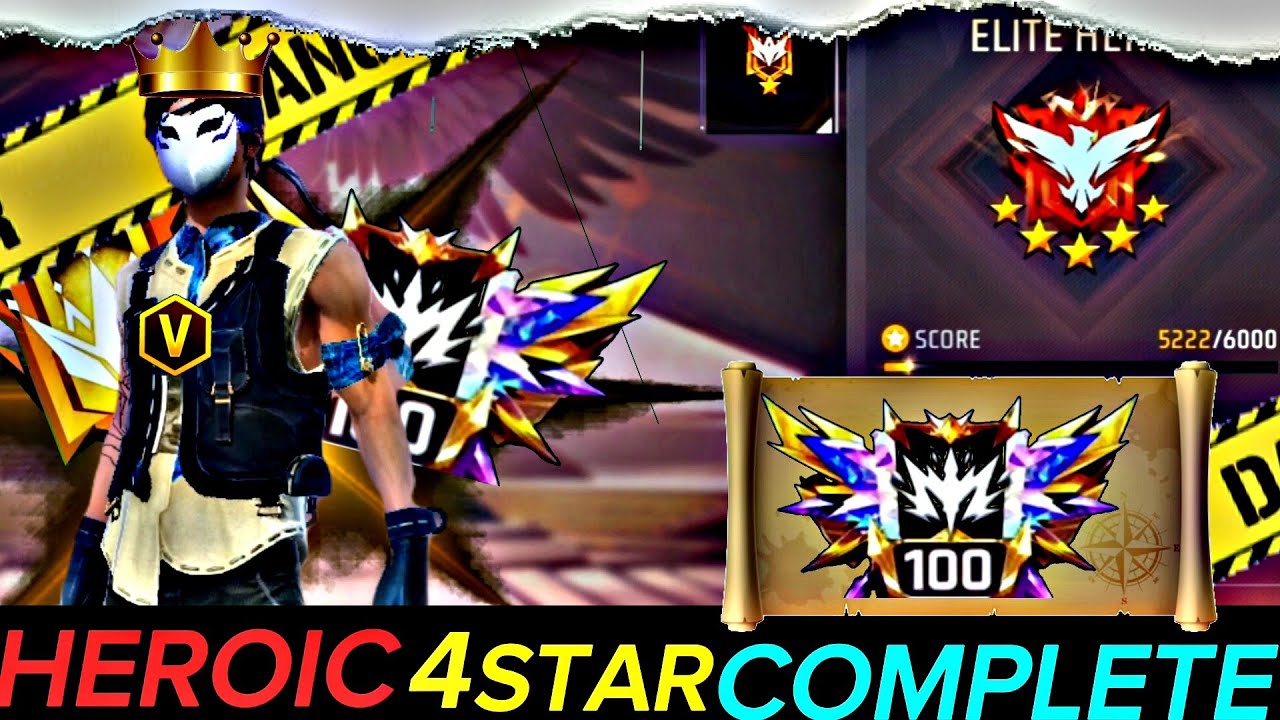 ELITE HEROIC 5 STAR COMPLETE || MASTER SOON 🫠 || SOLO RANK PUSH TIPS ...