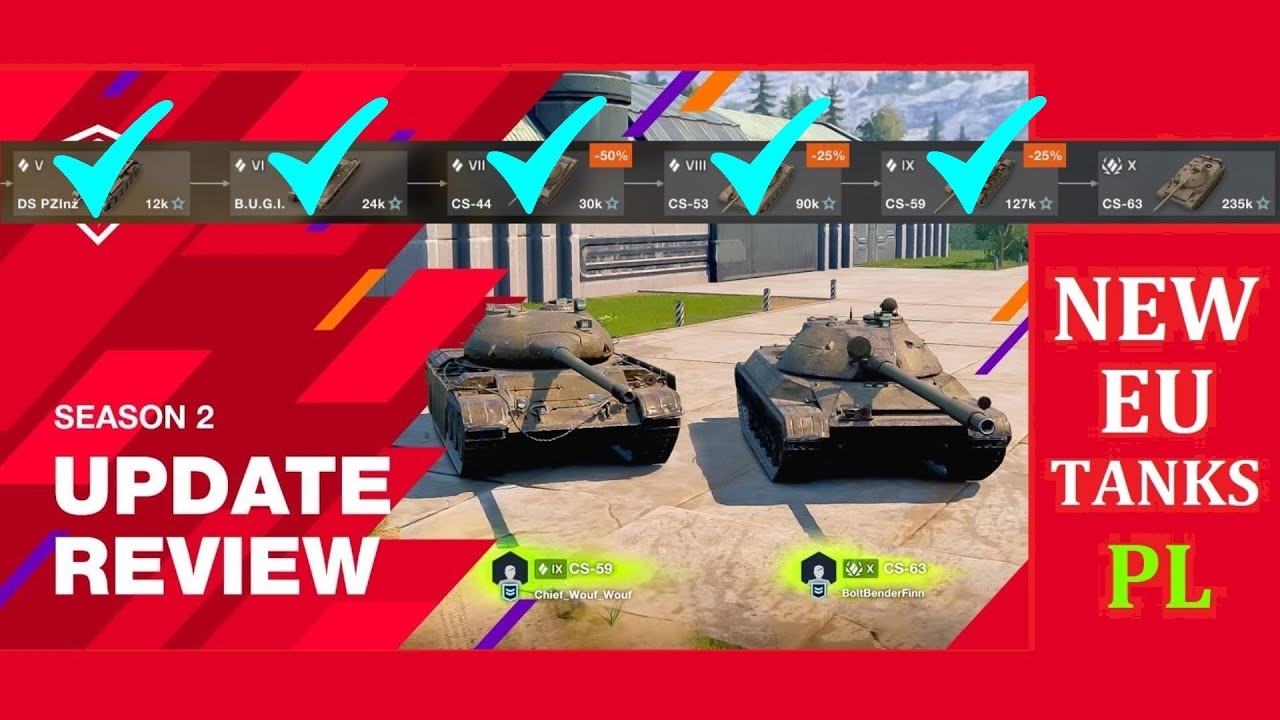 NEW Tank Line - Polish Mediums Exploring Part 5 - STOCK CS-63! - Live ...