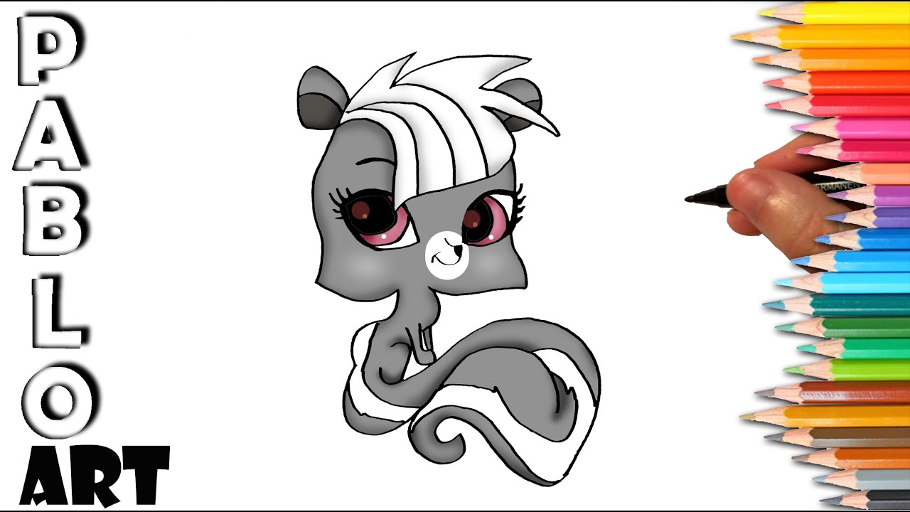 How to Draw Pepper Clark from the Littlest pet shop | Learn to Draw ...