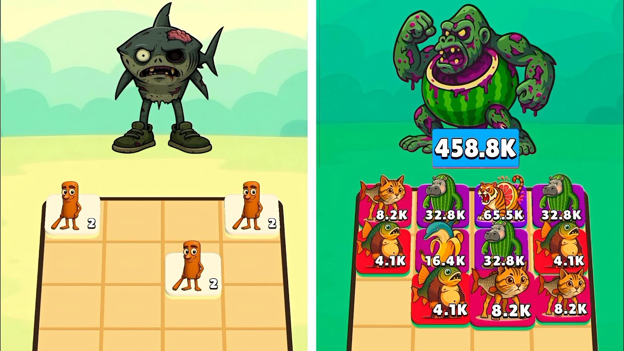 Merge Italian Brainrot Attack | Max Level Evolution Gameplay & Monster Merge Fight! - YouTube