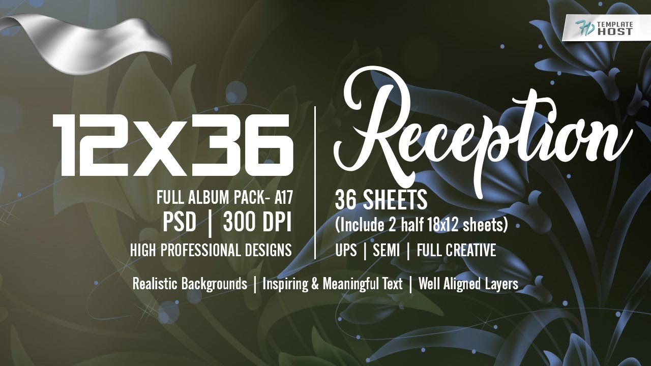 12x36 Reception Album Design PSD Download Pack-17 | New 2021 - YouTube