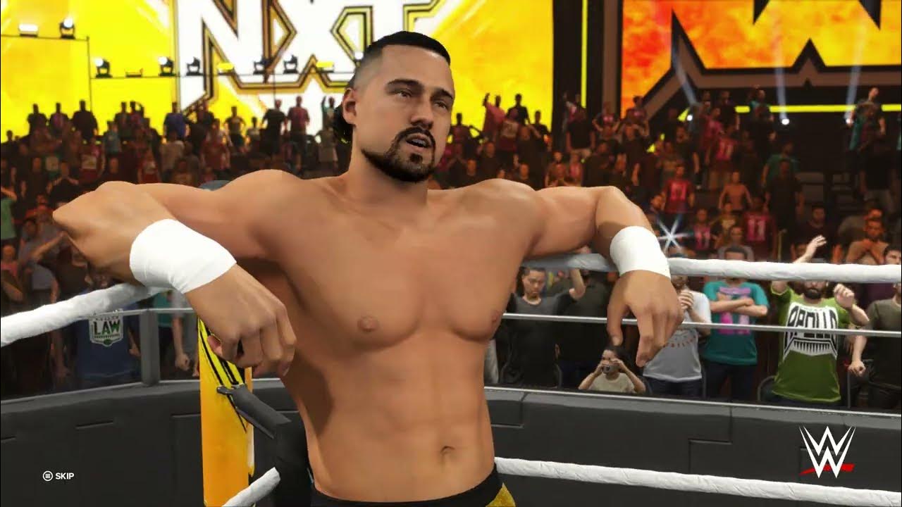 WWE 2K23 Wes Lee vs Angel Garza NXT Cruiserweight Championship NXT 1440p - YouTube