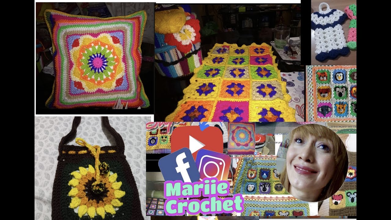 Tejidos de las amigas del canal mariie crochet VIDEO# 3 - YouTube