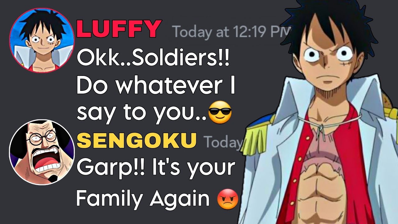 If Luffy become Admiral for 24 Hours | One Piece discord server - YouTube