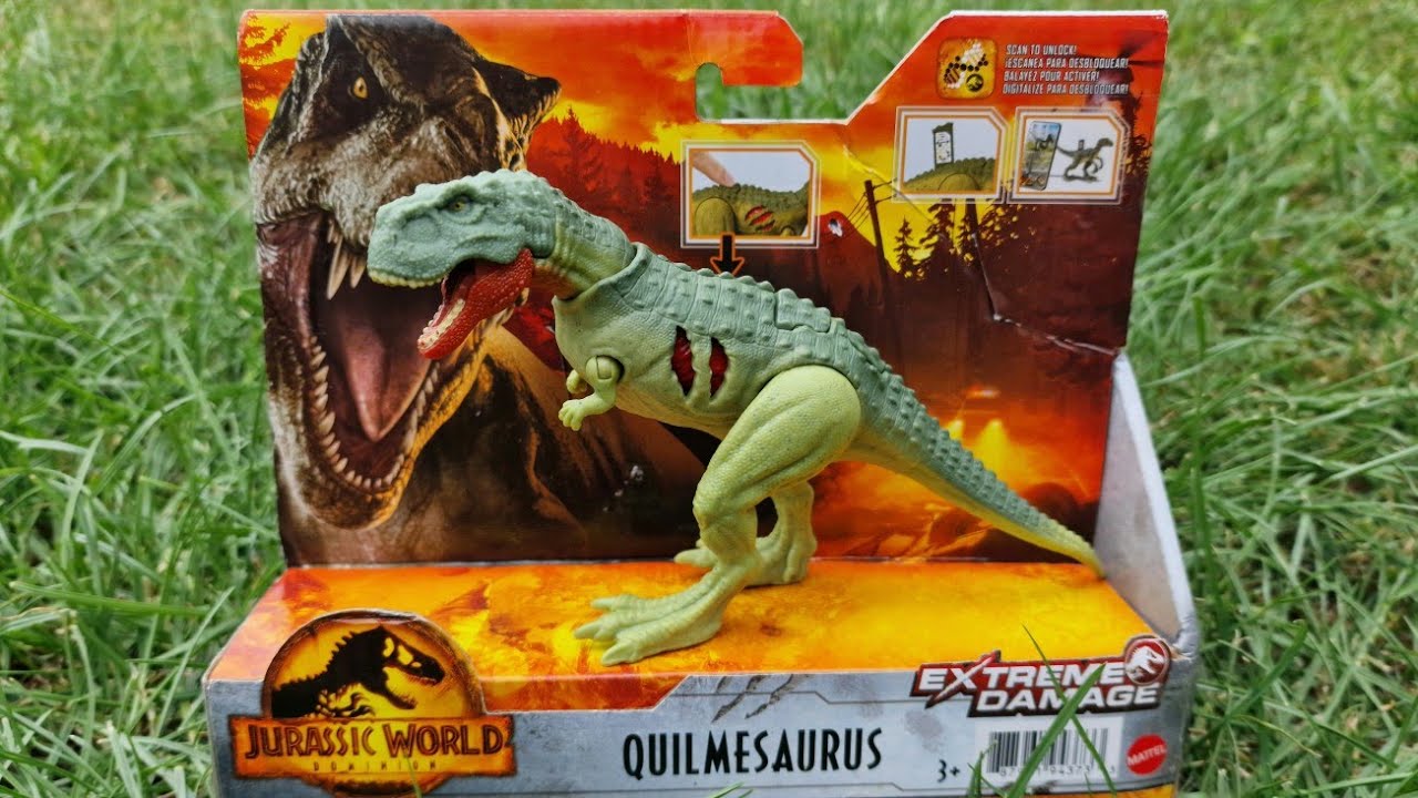 Jurassic World Dominion Extreme Damage Quilmesaurus - Jurassic World ...