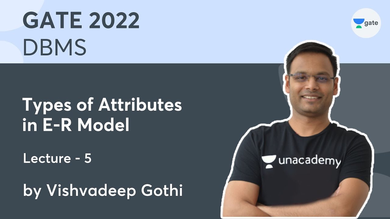 DBMS | L-5 | Types of Attributes in E-R Model | Vishvadeep Gothi - YouTube