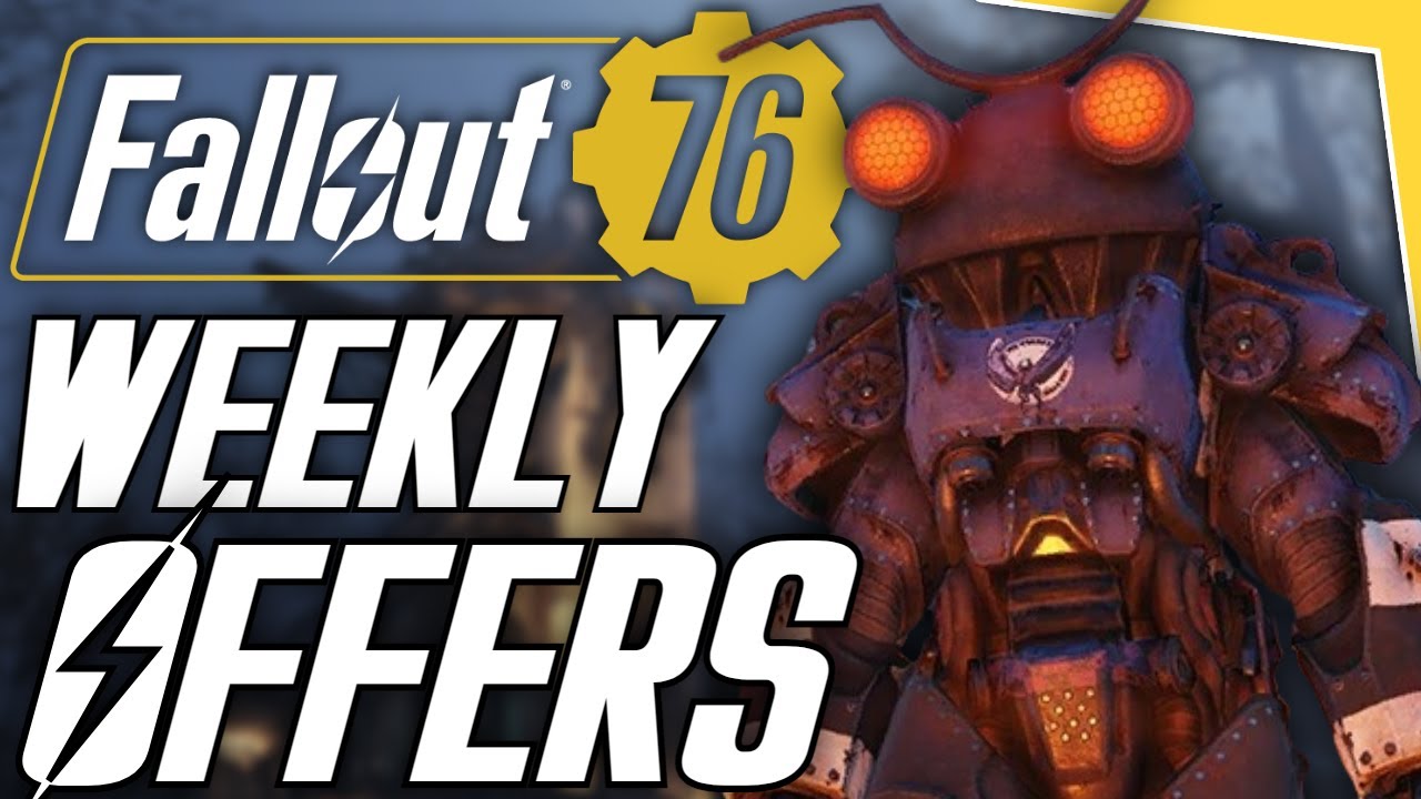 Fallout 76 - New Weekly Offers For The Atomic Shop! - YouTube
