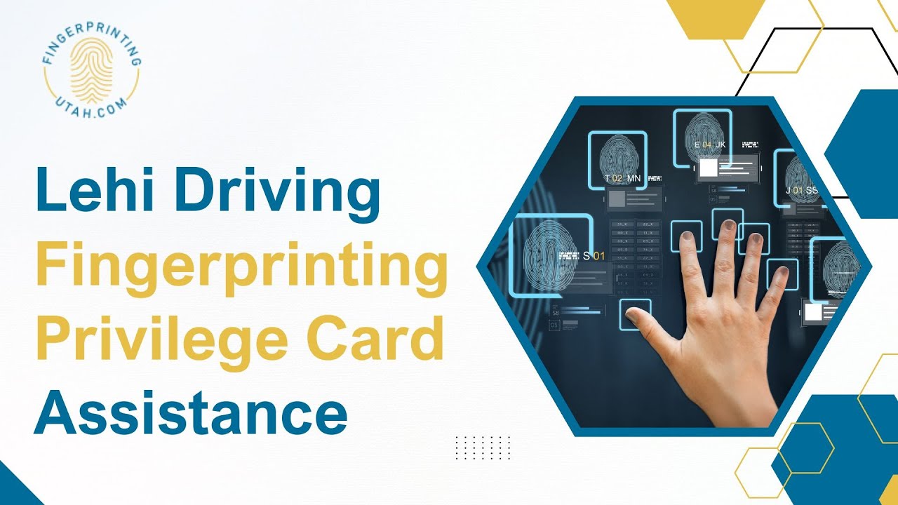Lehi Driving Fingerprinting Privilege Card Assistance - YouTube