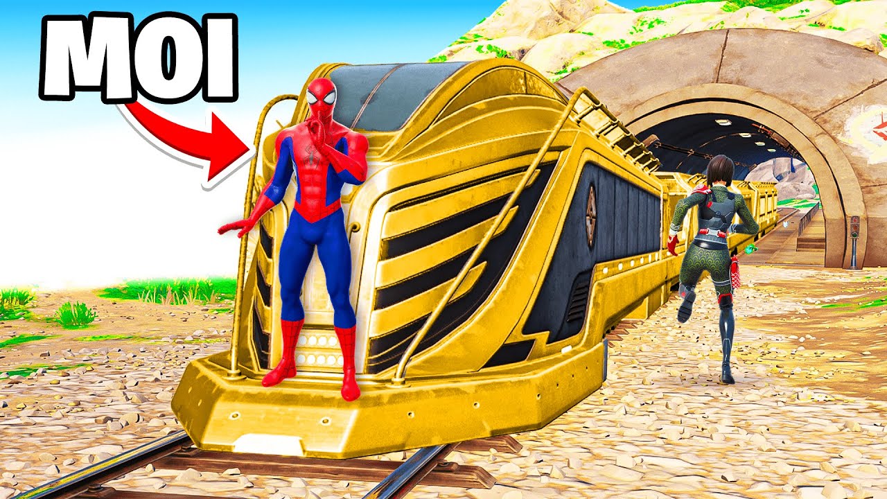 Je Me Cache Dans le Train Pour Gagner Ce Cache Cache Fortnite ! - YouTube