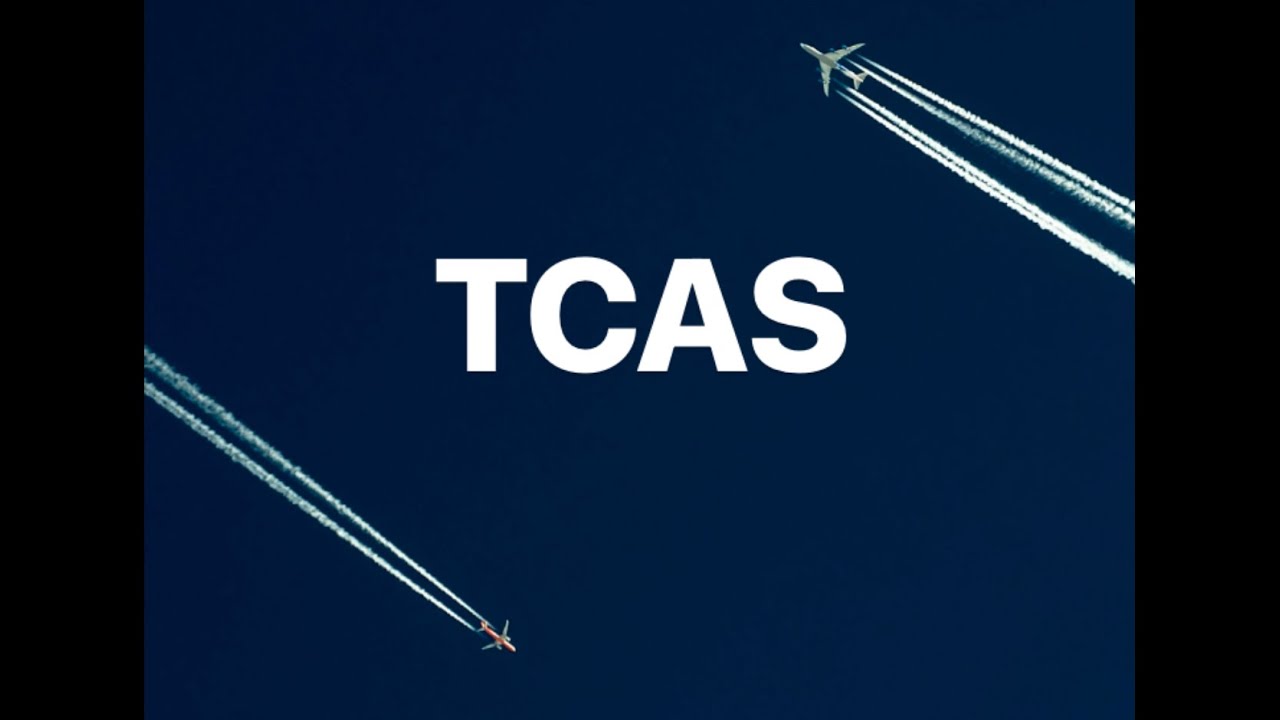 Срабатывание системы TCAS. Как это слышат пилоты. Activation of the ...