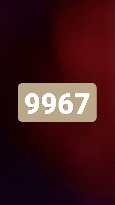 9967 - YouTube