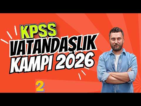 2) KPSS Vatandaşlık Kampı 2026 - Soru Çözümü (11-20)