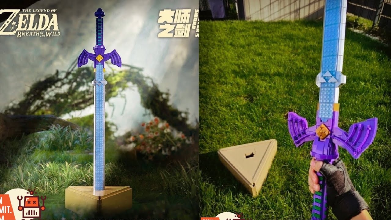 New legend of Zelda breath of the wild master sword build set revealed ...