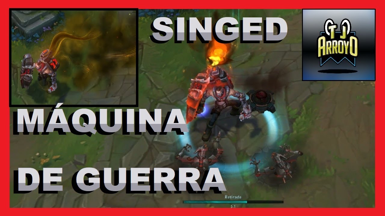 👨‍🔬SINGED de la RESISTENCIA skin lol [ESPAÑOL] interacciones ...