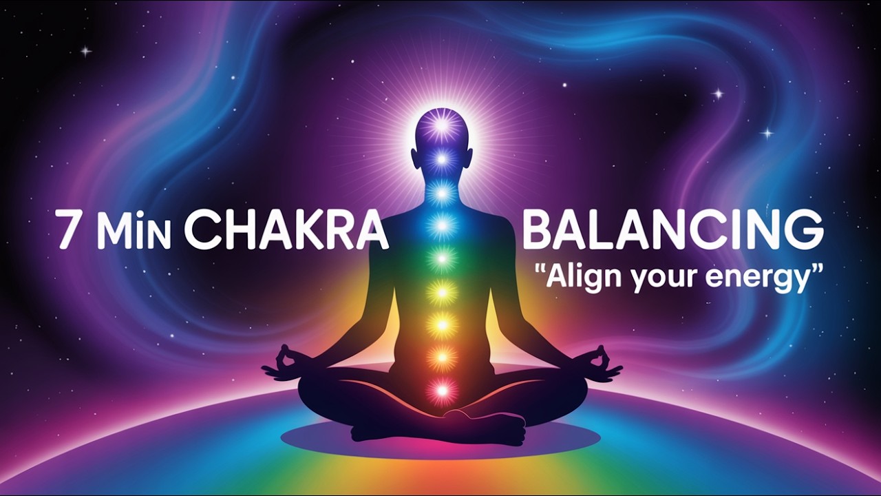 7 Min Chakra Balancing Meditation | Align Your Energy & Restore Harmony ...