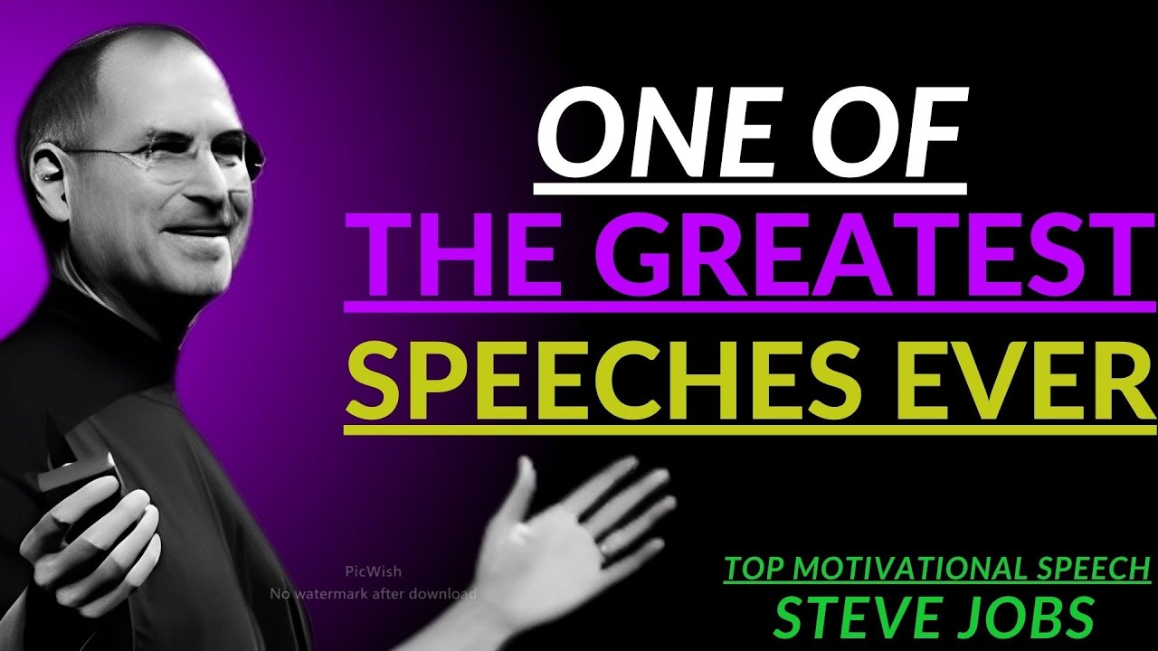 One of the Greatest Speeches Ever \\ STEVE JOBS BEST MOTIVATIONAL ...