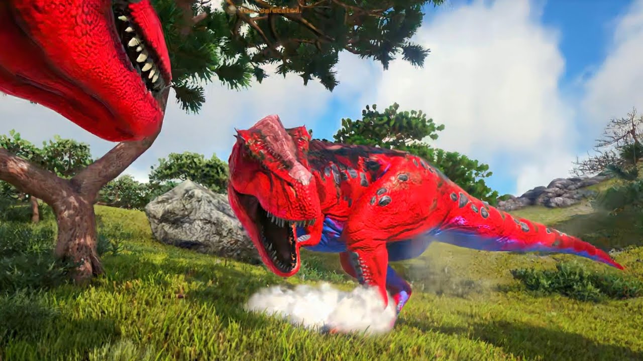 Three Rex🦖 VS Alpha Dinosaurs !! Taming Tek Rex ! Ark Survival Evolved ...