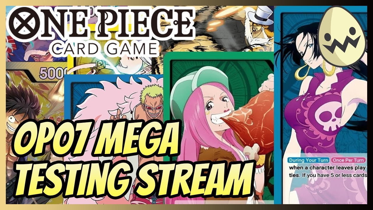 One Piece Card Game: OP07 MEGA Testing Stream! - YouTube