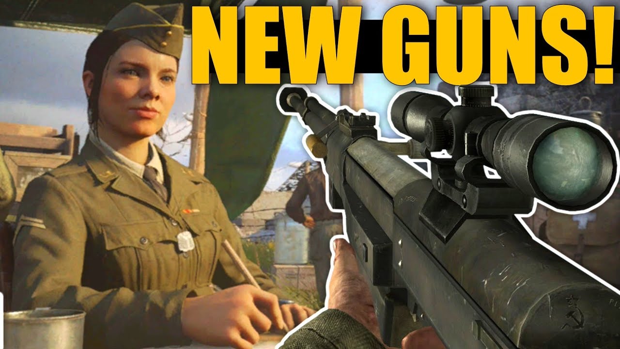 13 *NEW* GUNS FOUND IN COD WWII! 7th Division Details, Face Paint ...