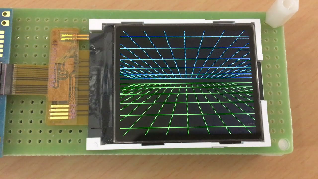 TFT LCD Test Program(arduino) - YouTube