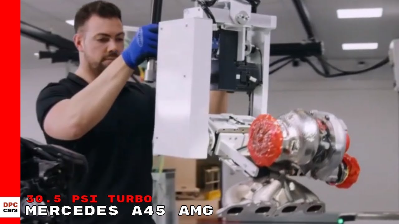 2020 Mercedes A45 AMG Turbo System Install On M139 Engine - YouTube