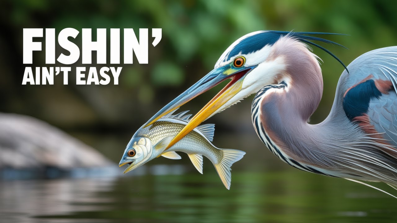 Watch This AMAZING Bird Catch Fish in River - YouTube