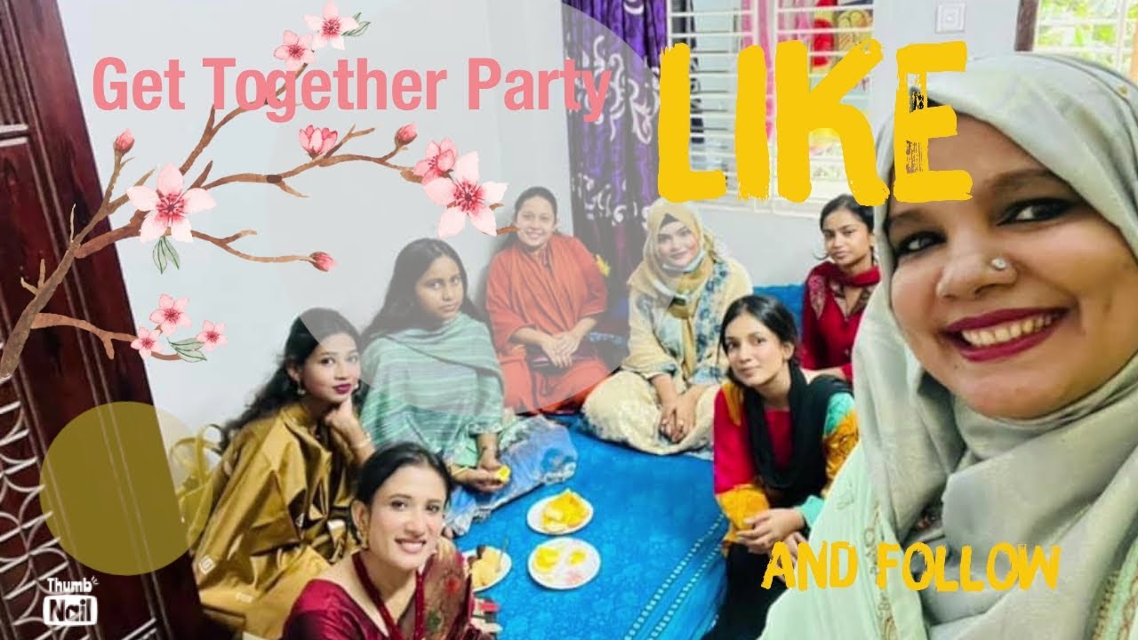 Get together party | My post weeding program |Family time|Vlog-14@orrarakib1066 - YouTube