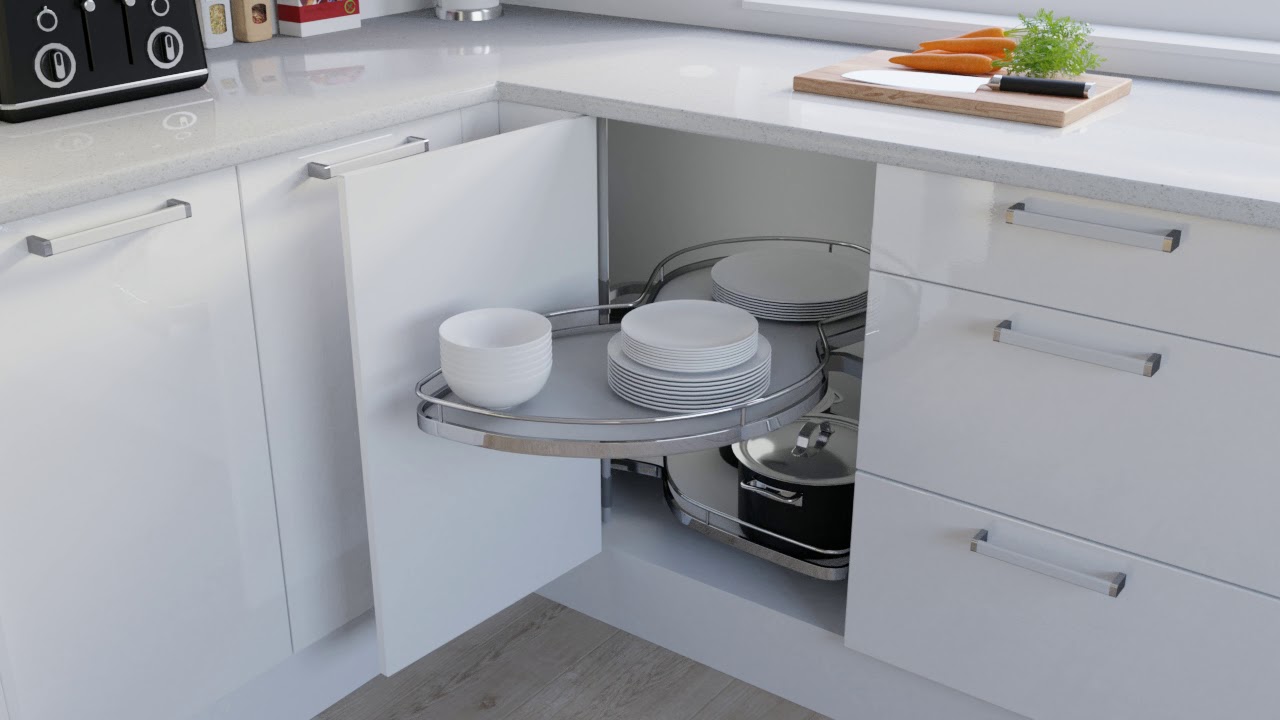 Corner Solution - Swing Trays - YouTube