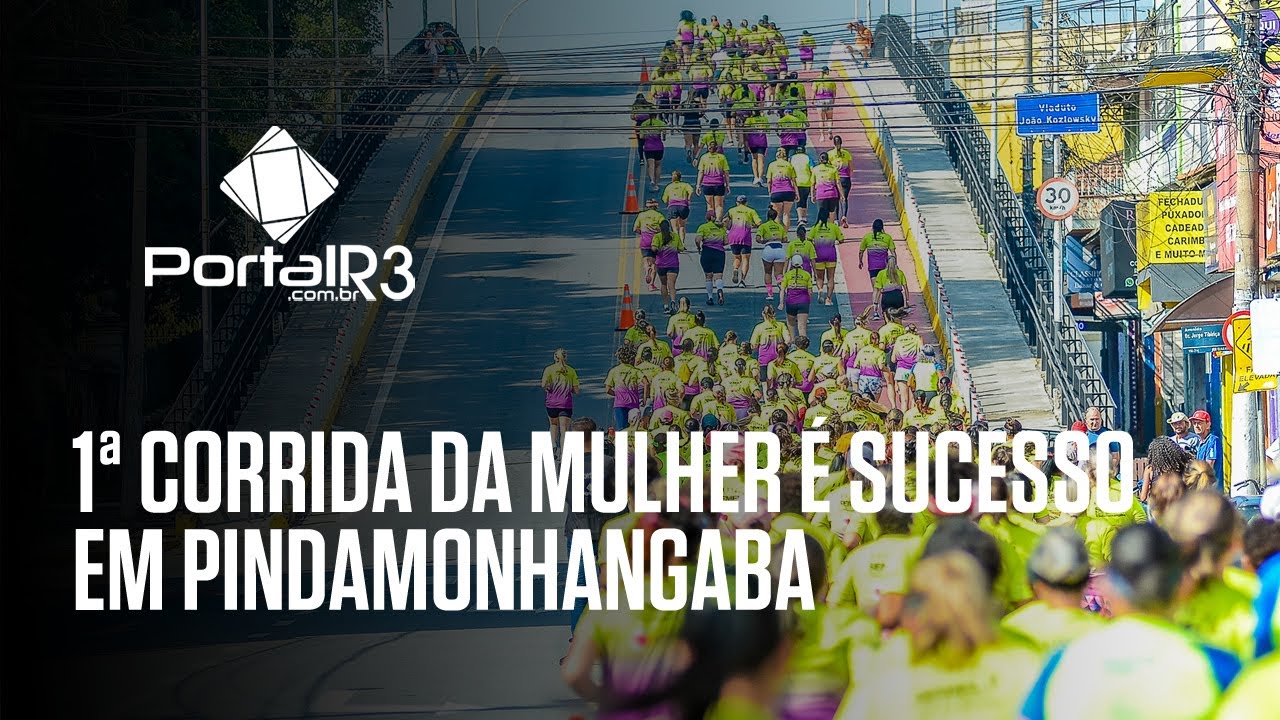 1ª Corrida da Mulher é sucesso em Pindamonhangaba - YouTube