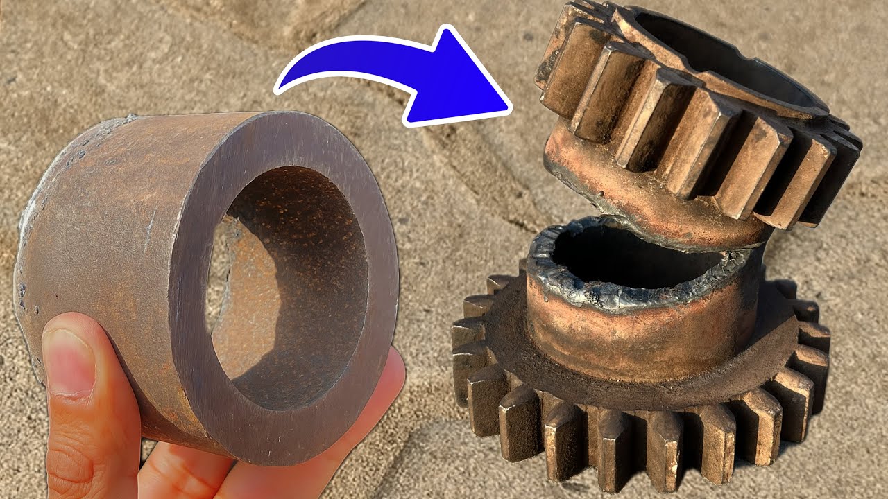 From Broken to Working! Heavy-Duty Industrial Gear Repaired Using Iron ...
