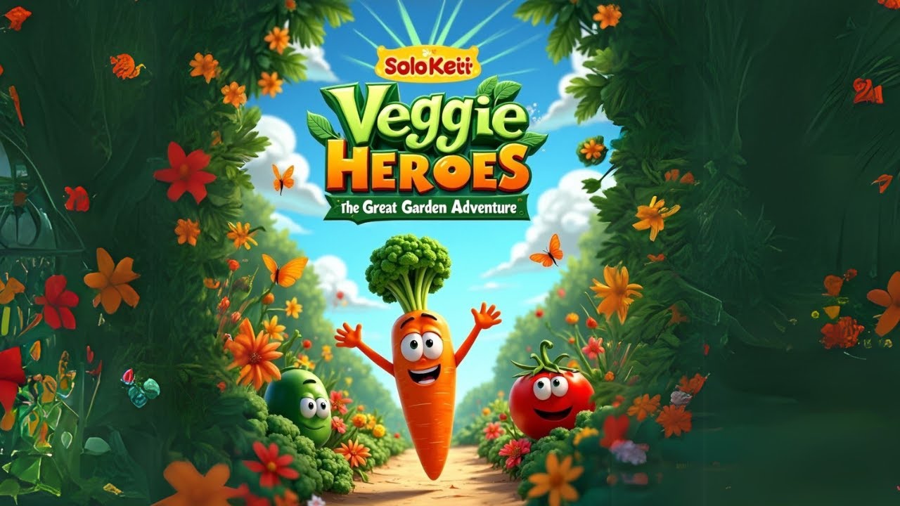 Veggie Heroes Take Over the Garden! - YouTube