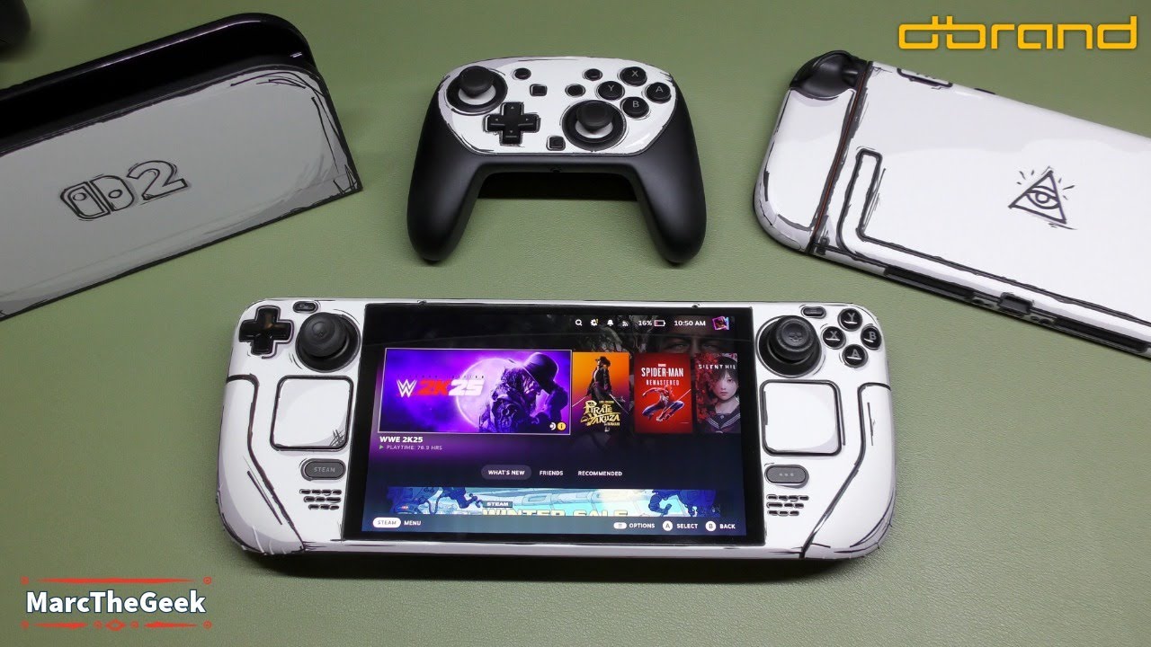 dbrand Sketch 2D Skins on Nintendo Switch 2 & Steam Deck - YouTube