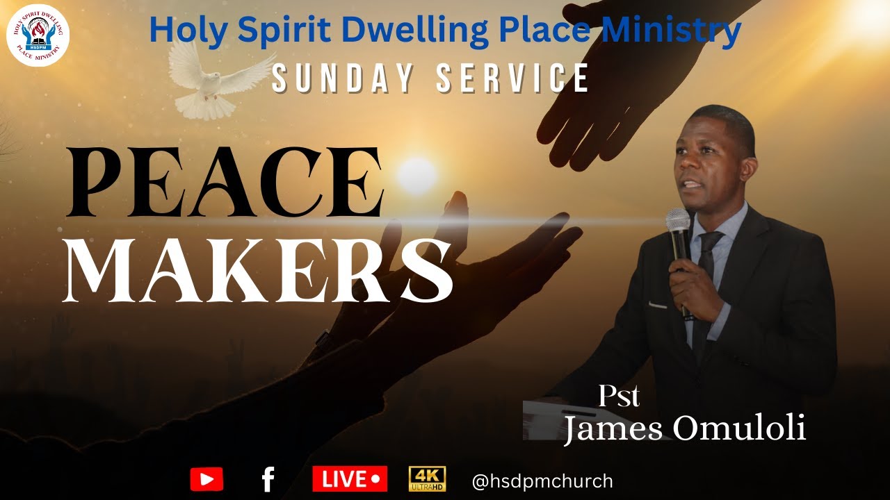 Sunday Service || Peace Makers || 1 December 2024 || Pst. James Omuloli - YouTube