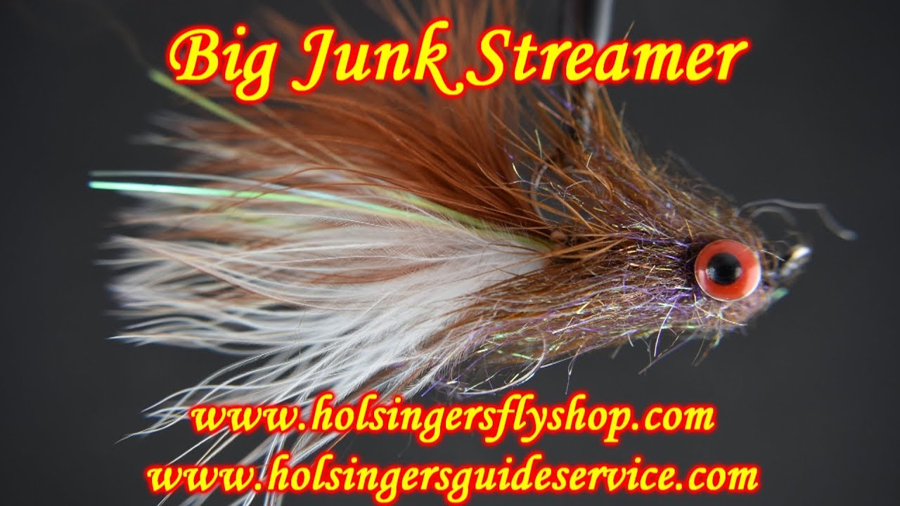 Big Junk Streamer, Holsinger's Fly Shop - YouTube