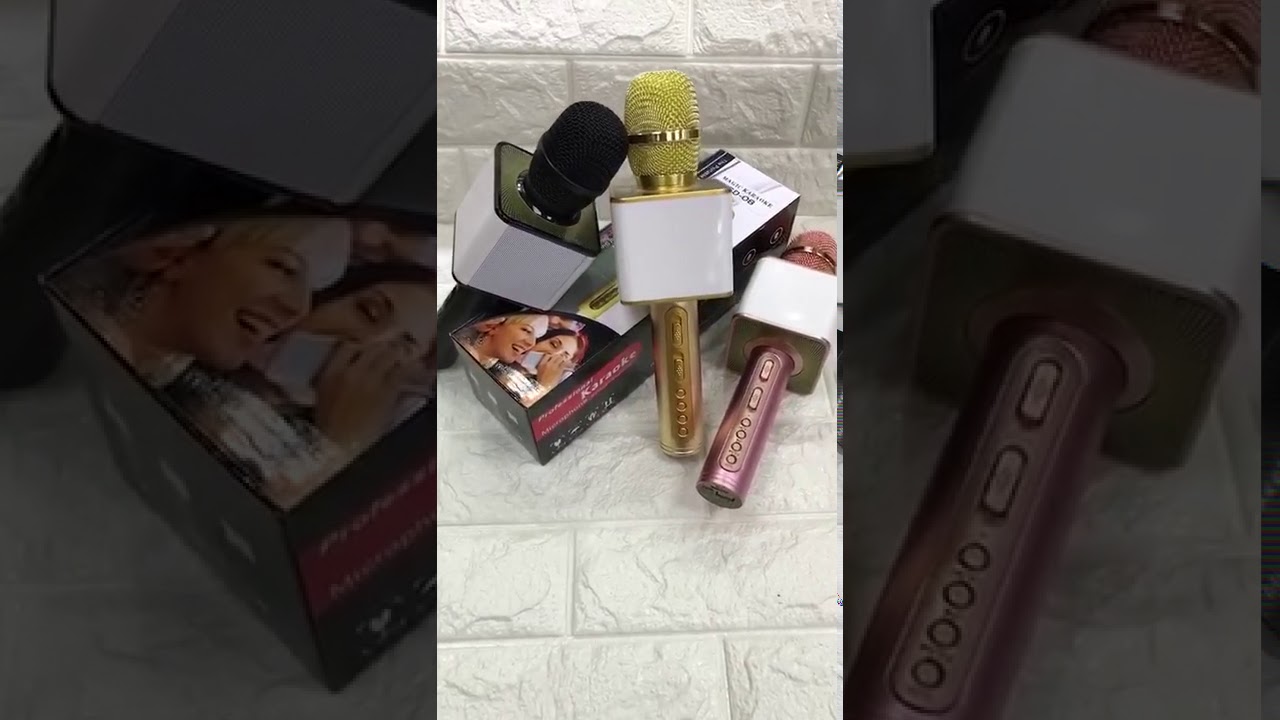 Micro karaoke kèm loa Bluetooth SD08, SD-08 - YouTube