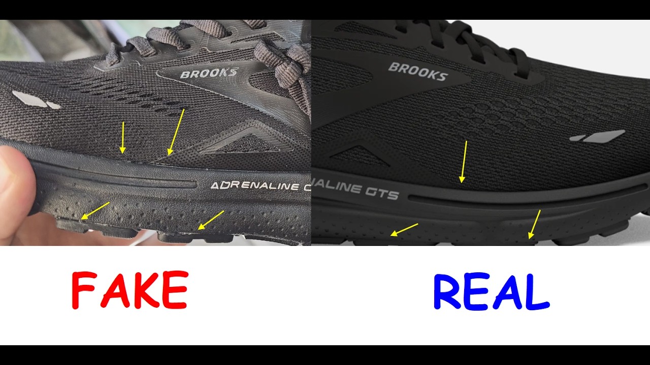 Real vs fake Brooks sneakers. How to spot fake Brooks Adrenaline GT ...