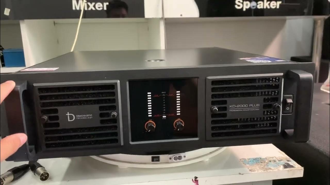 Đẩy sự kiện giá tốt DB KD2000 plus, 2000W/ Kênh, Damping hơn 1200 || 0967715296 - YouTube