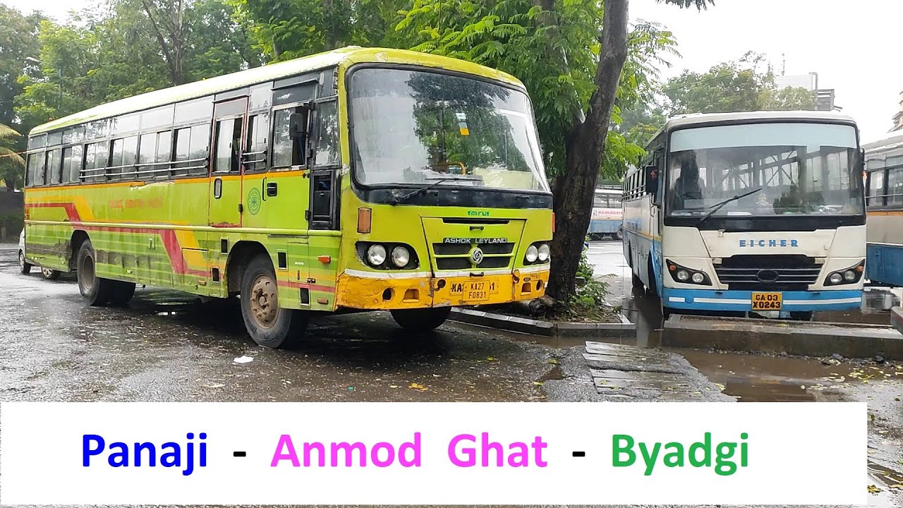 Goa - Karnataka NWKRTC Bus Journey - YouTube