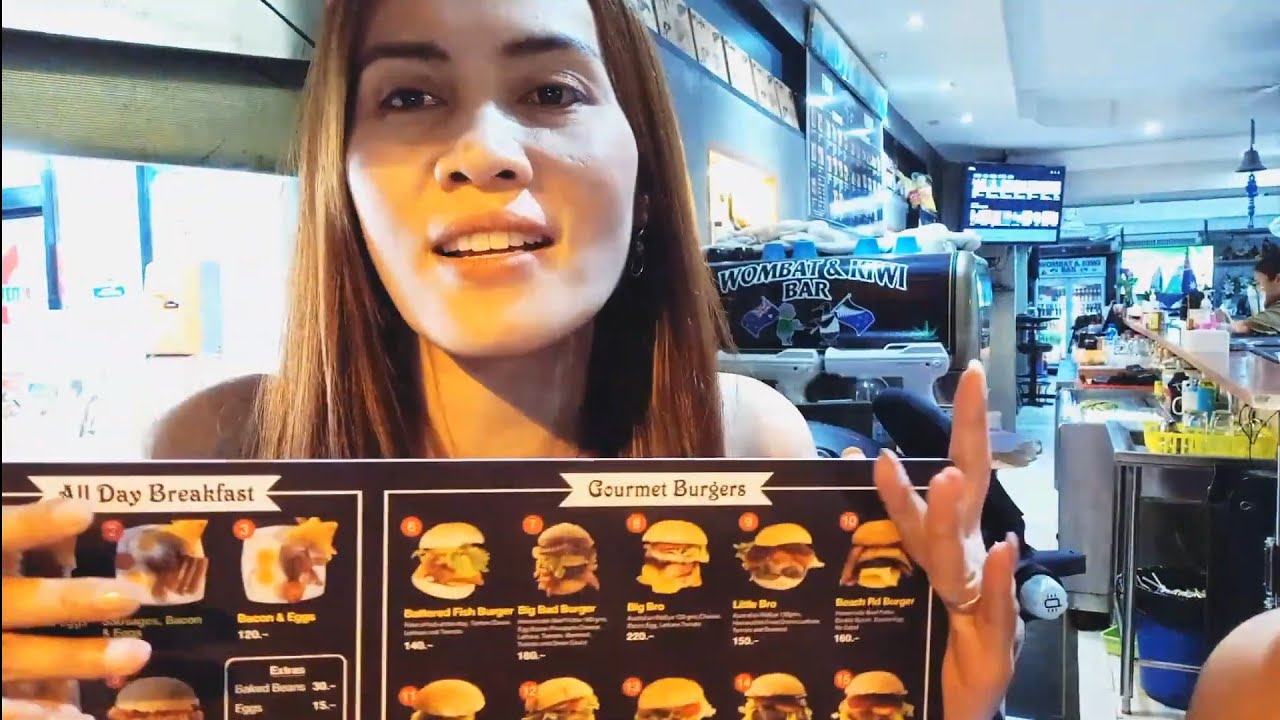 Come for have dinner at Wombat & Kiwi Bar. - YouTube